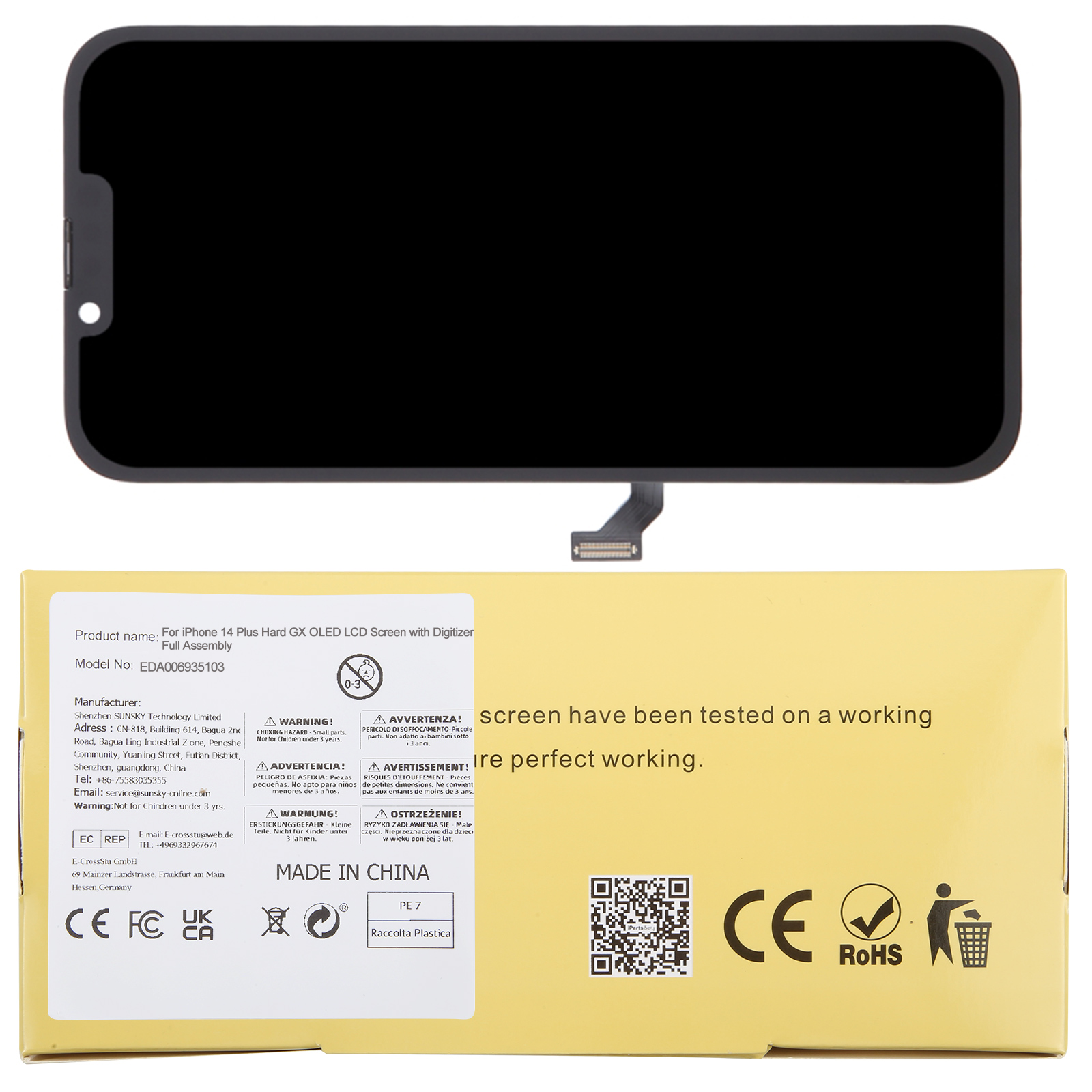 GX Hard OLED Screen For iPhone 13 Pro