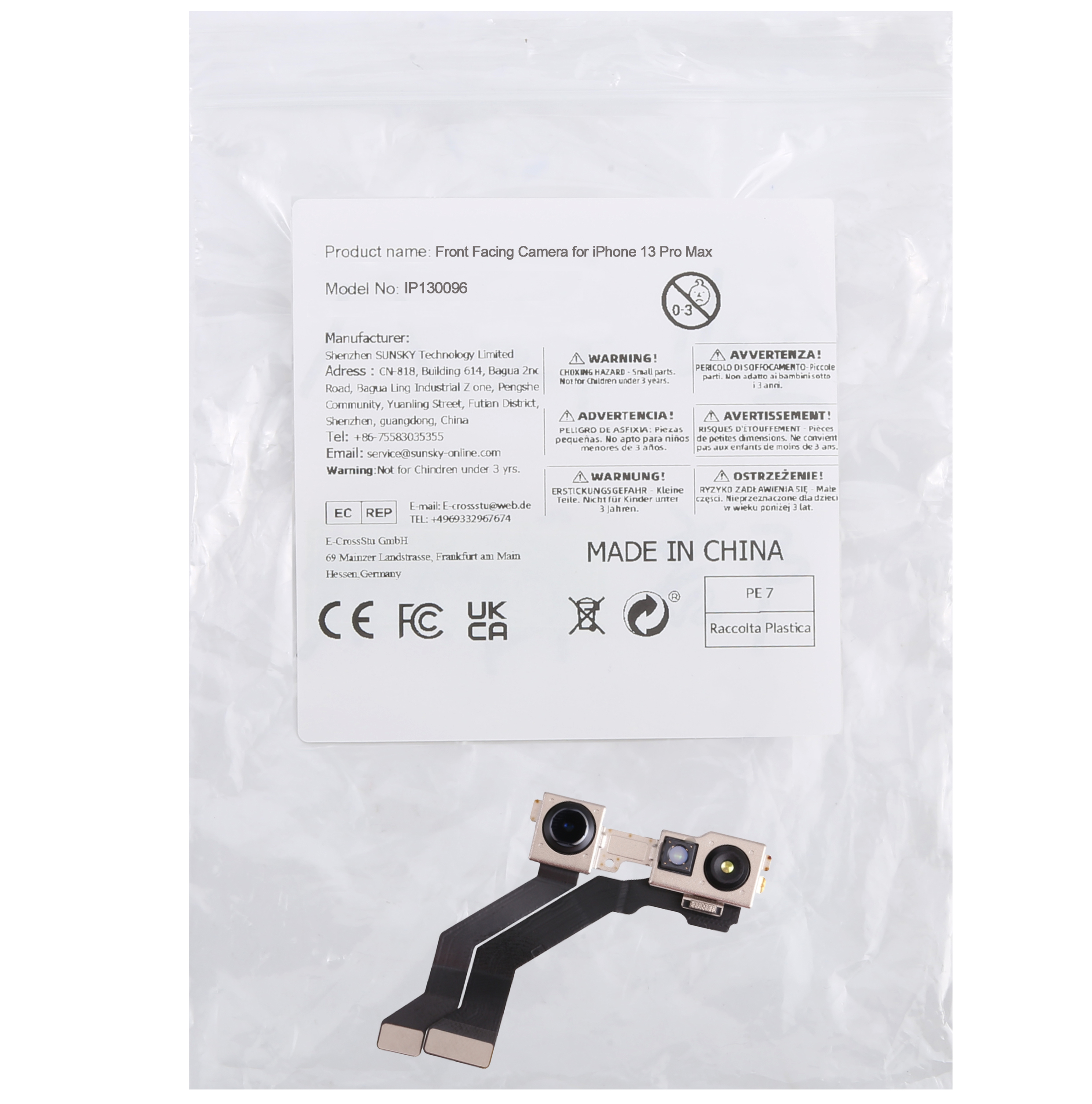 Front Facing Camera for iPhone 13 Pro Max